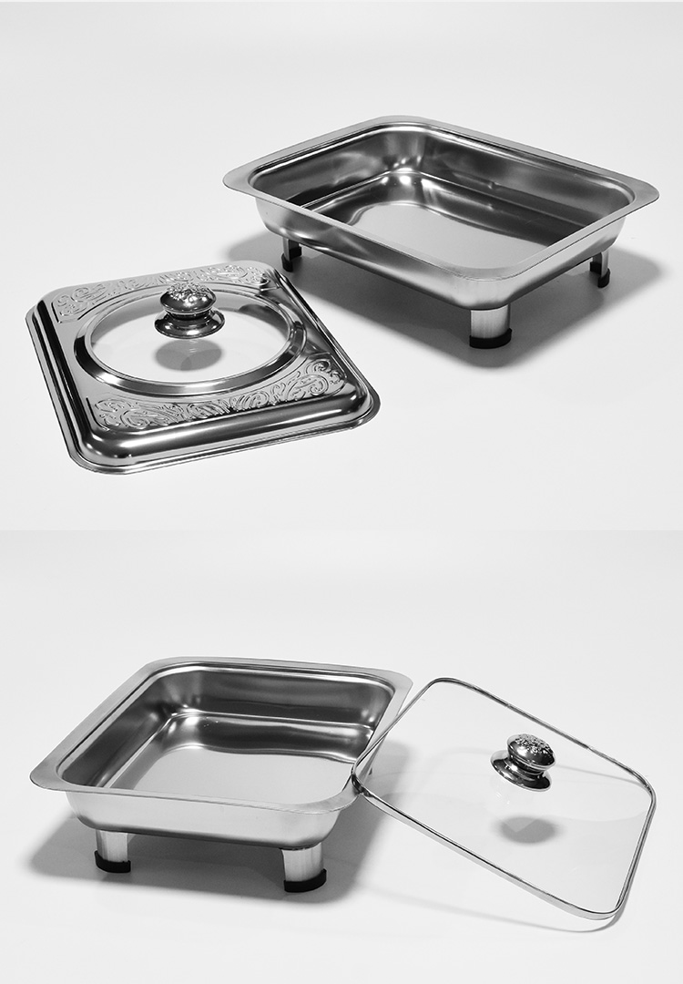 Commercial Stainless Steel Service Dish Buffet Food Warm Chafing Dish ...