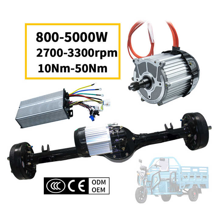 Dc Motor Controller for Rear Axle Electric 3 Wheels Vehicle