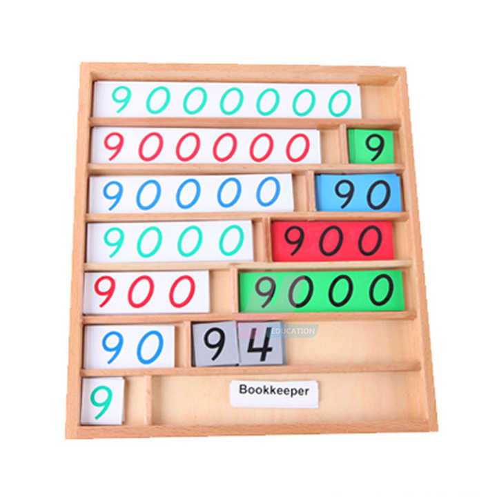 Bank Game Montessori - Educational Wooden Toy for Kids