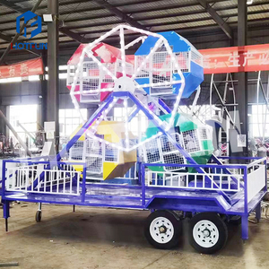 Trailer Mounted Small Ferris Wheels for Kids’ Amusement