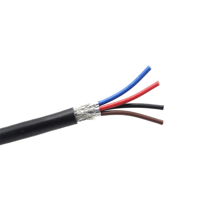 3 CORES 4 CORE RS485 PURE COPPER SHIELDED RVVP POWER CABLE 100M