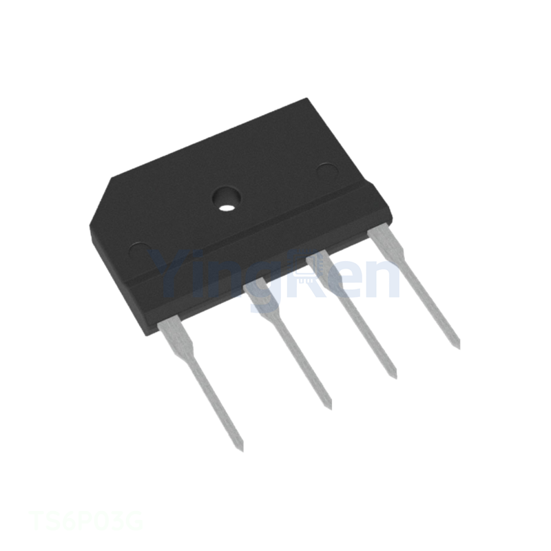 4-SIP, TS-6P Ic Chips Integrated Circuit BRIDGE RECT 1PHASE 200V 6A TS ...