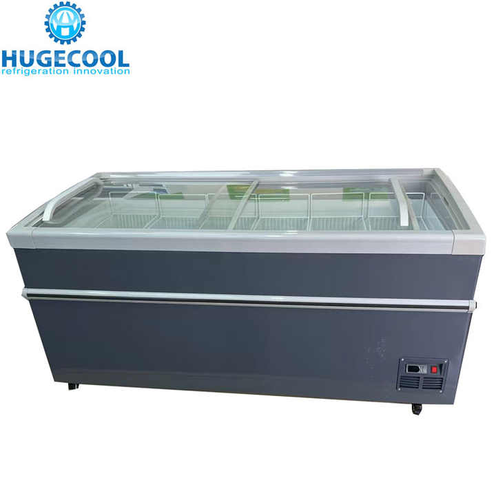 Advance Island Case - Efficient Display Freezer for Ice Cream