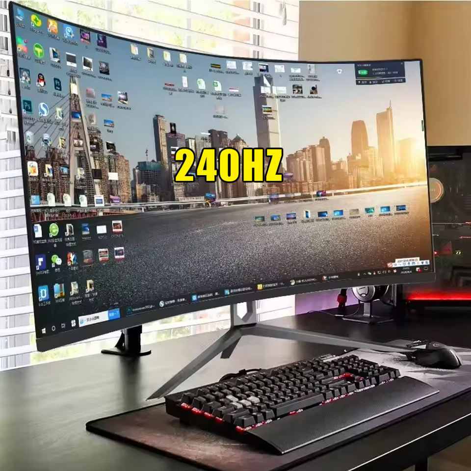 Pretty Design 165HZ 32inch Curved Screen Gaming 21:9 24 27 34 Inch ...