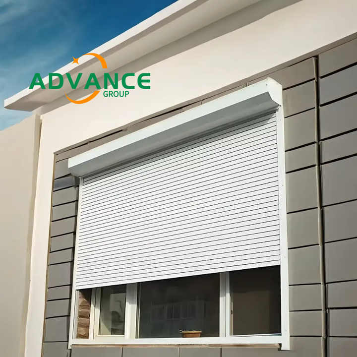 Motorized Aluminum Sectional Shutter with Secure Locking for a Villas ...