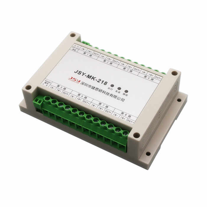 8 Channels DC Current & Voltage Acquisition Module Modbus-rtu