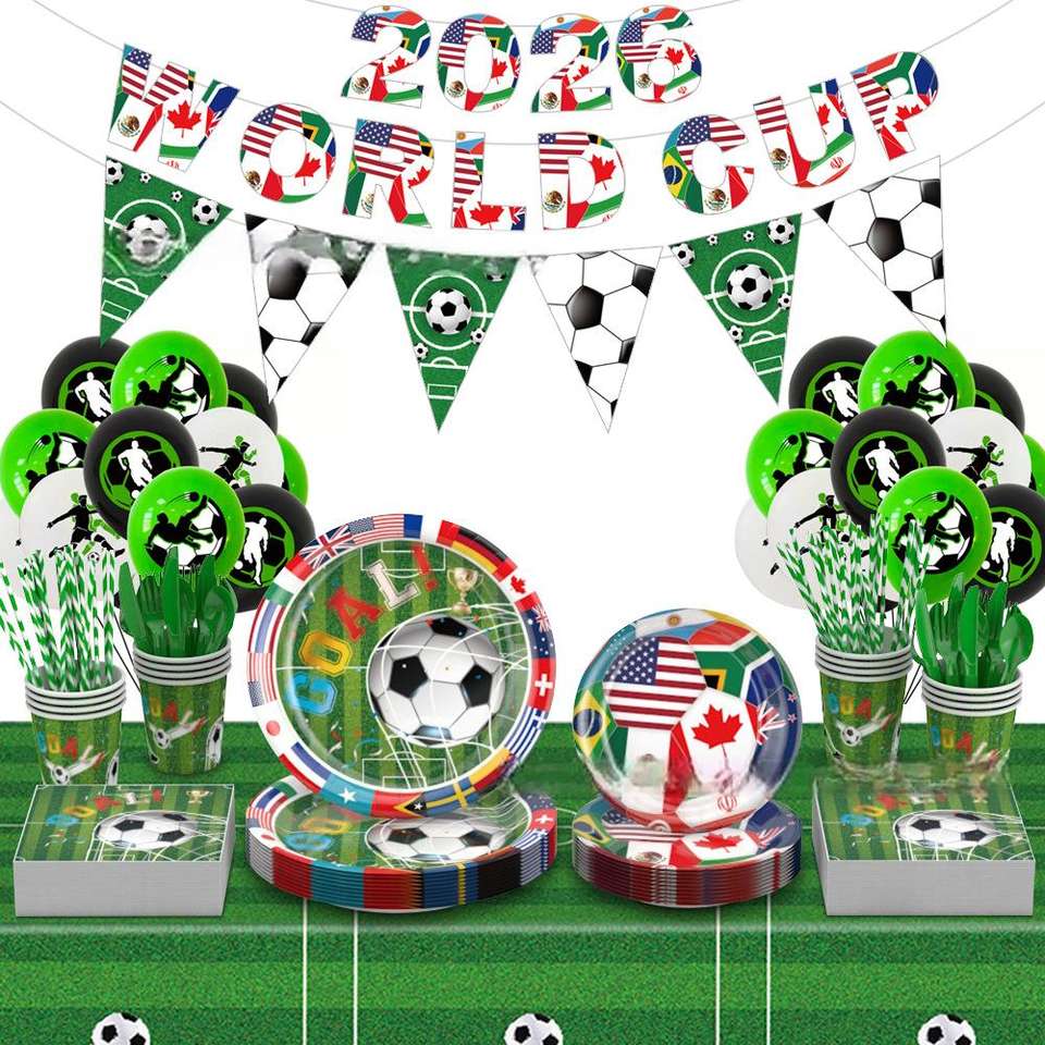 One-stop Procurement 2026 New Model Football-themed Party Decoration ...