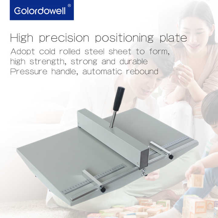 WD-12C 350mm/13.77inch Manual Photo Hardcover Album Creasing Machine ...
