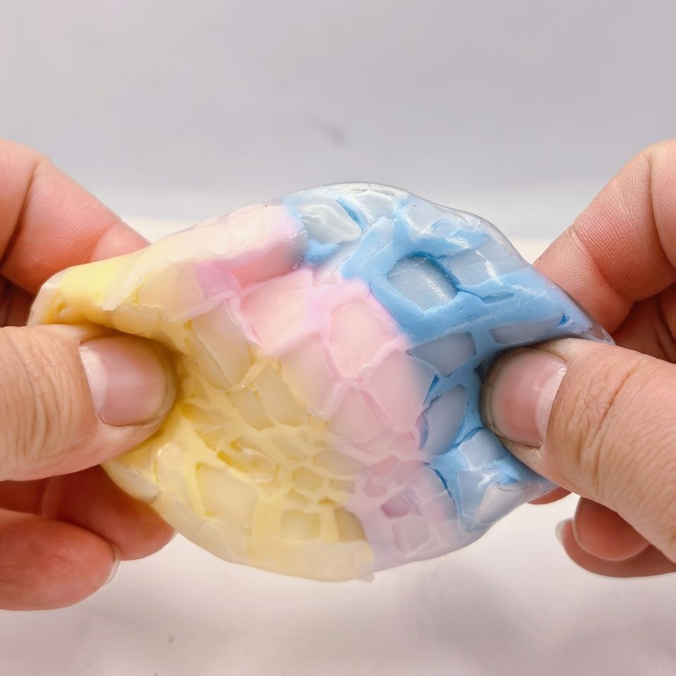 Instant Stress Relief Asmr Sensory Crackle Crunchy Squeeze Toy Tpr Bag ...