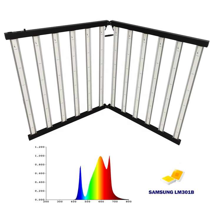 High Quality for Samsung LM301B 1200W LED Grow Lights Full Spectrum for 4x6ft Areas Aluminum ...