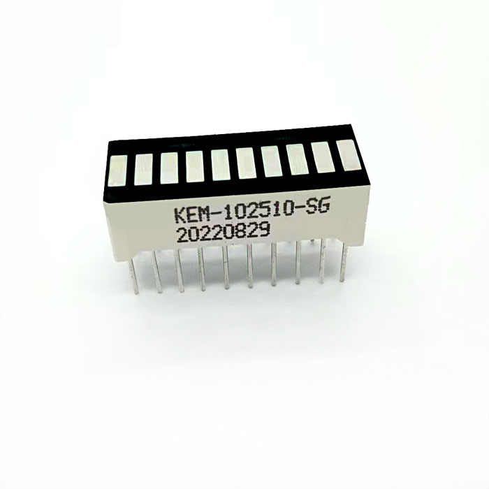 10 Segment Bar Graph LED Display - Super Green - Houkem