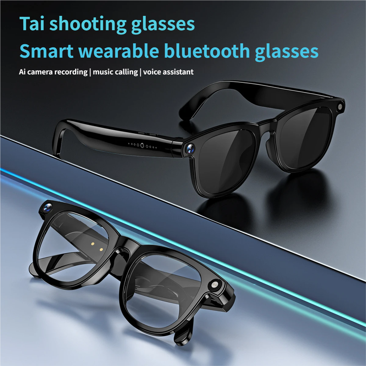 CY01 Smart Sunglasses AI Translation WIFI BT Call Music Anti-Blue ...