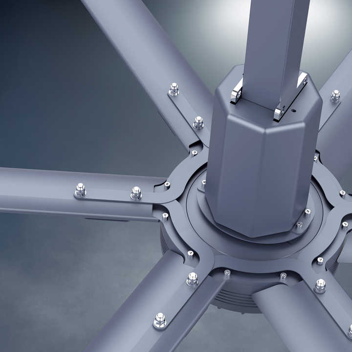 Hvls Commercial Fan with Pmsm Motor Hvls Ceiling Fan| Alibaba.com