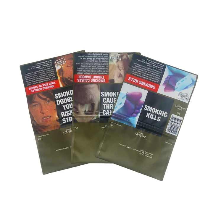 Wholesale Tobacco Baccy Bag Packing Zipper Rolling Tobacco Packaging ...