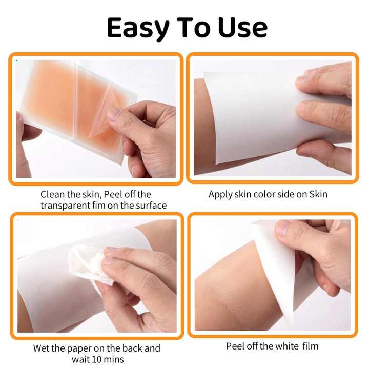 Japan Standard Ultra-Thin Waterproof Tattoo Cover up Patch Body Patches ...