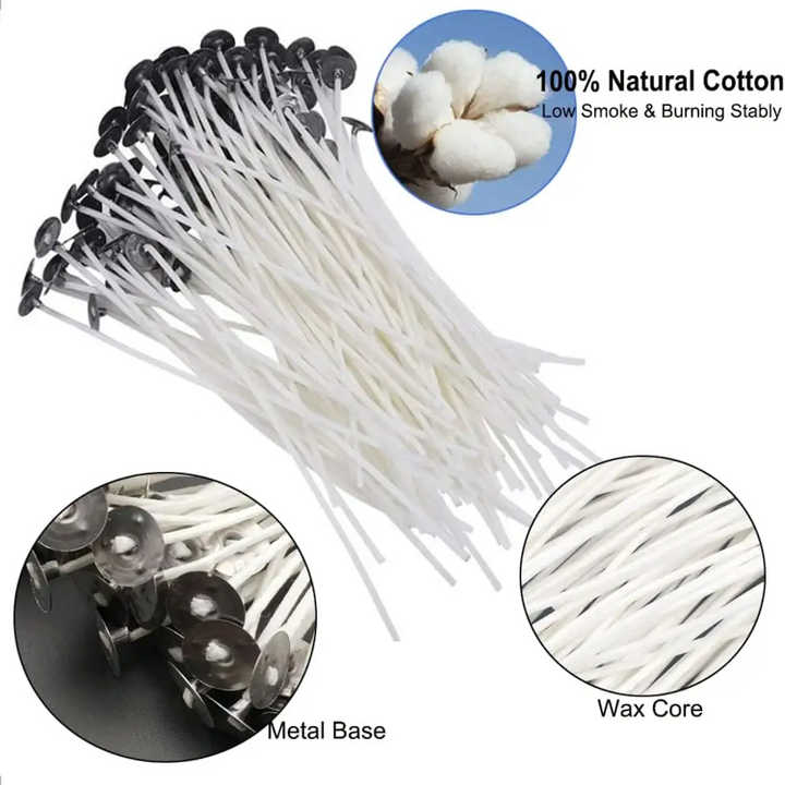 Hot Selling Sand Wax Wick Customized Length Cotton Wicks for Pearled ...