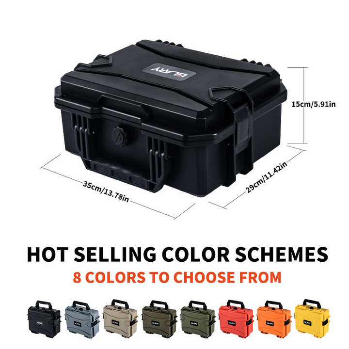 GLARY Outdoor Plastic Custom Drone Flight Case Box with EVA Foam ...