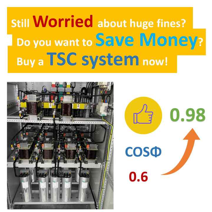 Kvar Dynamic Reactive Power Factor Correction Automatic Reactive Power