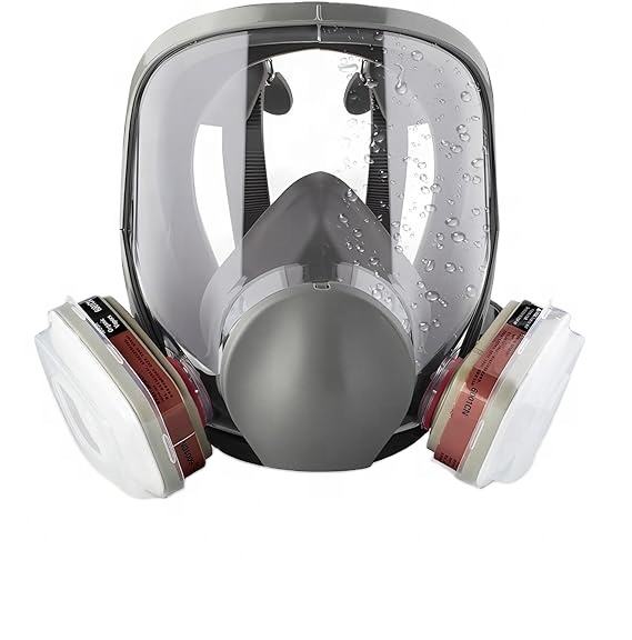 6800 Electric Blower Gas Mask - Powered Air Purifying Respirator