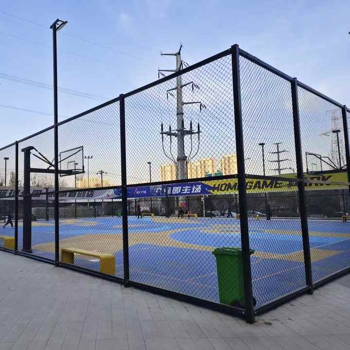 Durable Sports Stadium Fence - Wire Mesh & Lighting Equipment