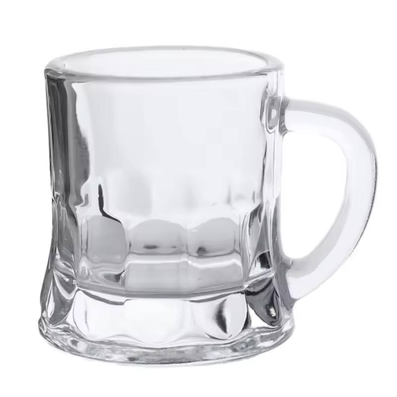 2Oz Mini Beer Glass Shape Design Clear Shot Glass Whisky Vodka Drinking ...