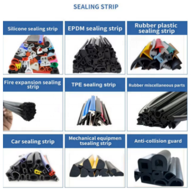 Customized window EPDM sealing strips are designed for impact ...