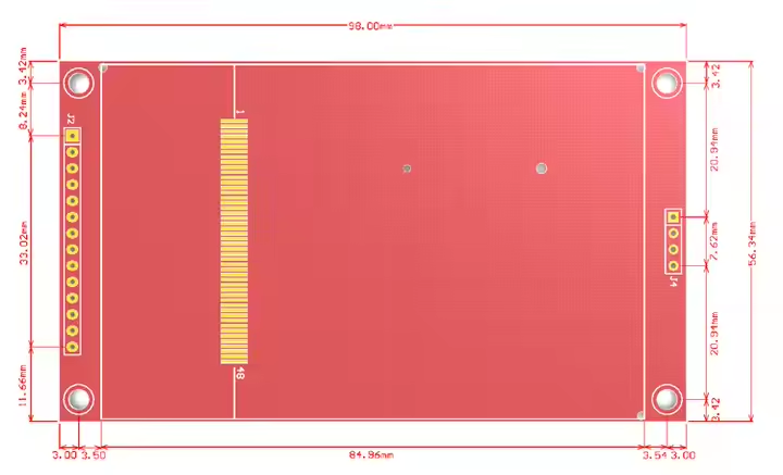 2.8 Inch SPI TFT LCM Module with ILI9341 Driver IC and PCB Board ...