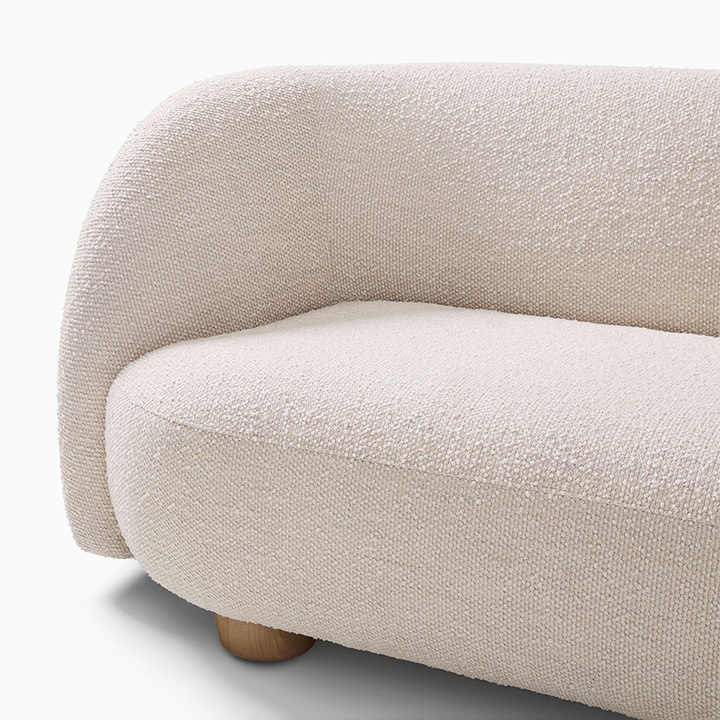 Luxury Boucle Sectional Couch - Perfect for Home & Hotels