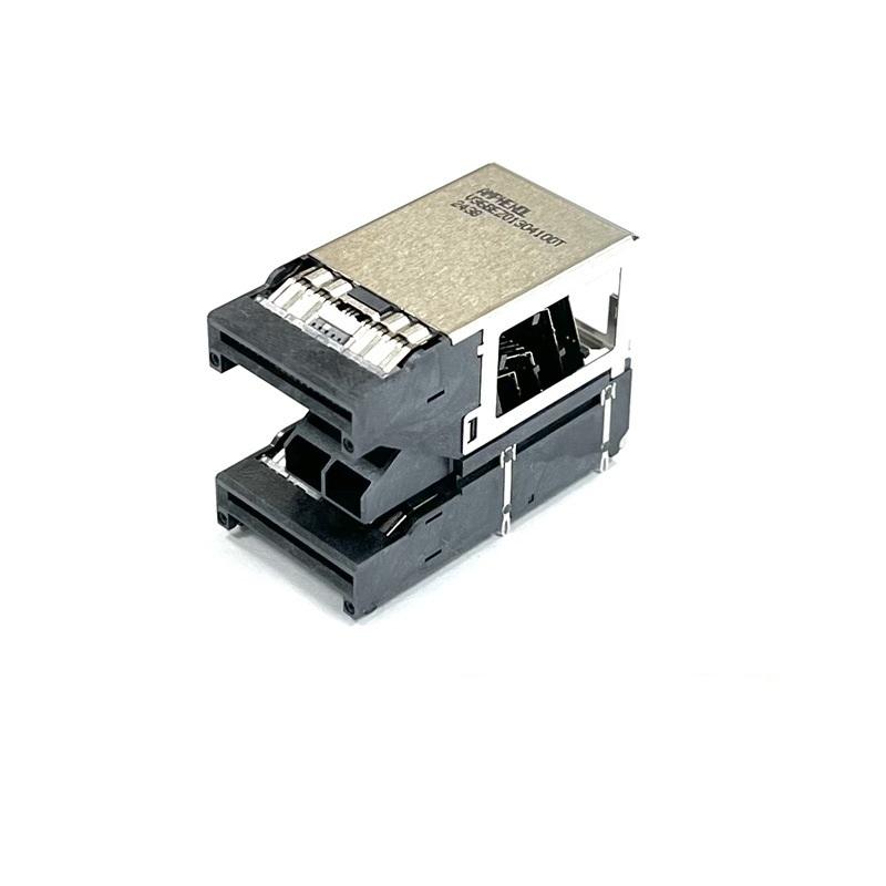 QSFP 112G Connector QSFP-DD 112G 2x1 SMT Connector V36-BEZ01-304100T ...