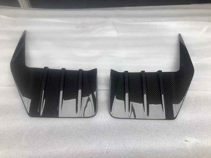 OEM Dry Carbon Fiber Rear Bumper Vent Trims for BMW M2 G87 Bodykit Rear ...