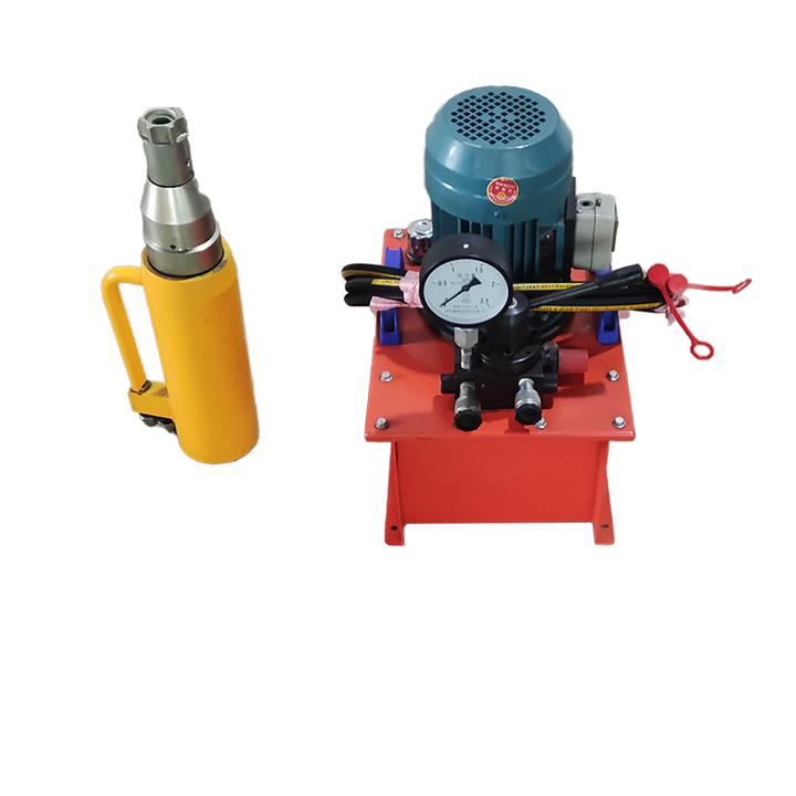 QYC Series Hydraulic Prestressed Post Tension Jack Mono Strand Tensing ...