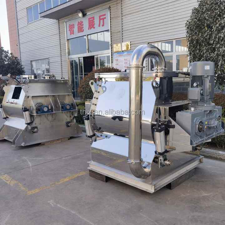 1.2-Ton Food Dual-Shaft Mixer is for Hygienic Blending of Instant Drink ...