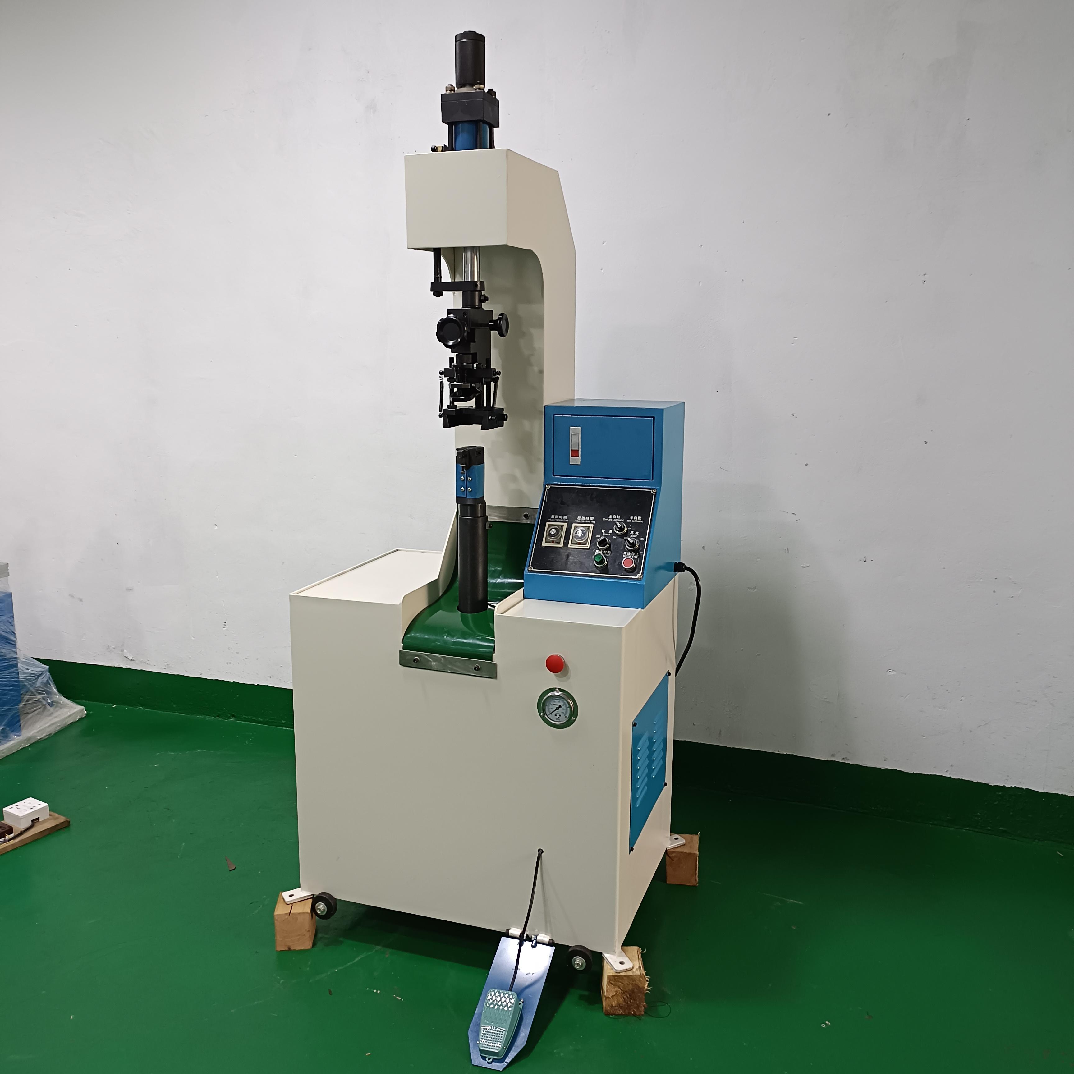 Hydraulic semi-automatic heel nailing mechanism shoe machine square ...