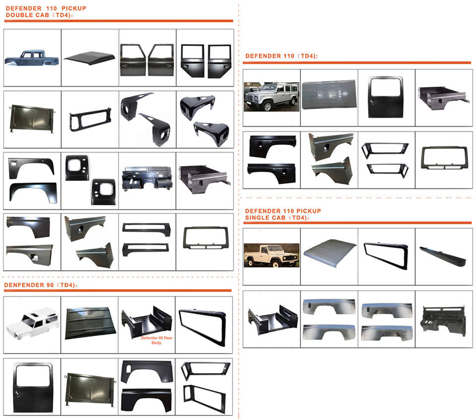 Aodun Defender 90 Roof Panel Cab Assembly for Defender TD3/TD4 90 ...