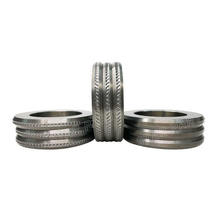 OEM Customizable Polished Tungsten Carbide Ring Threading Rolls Forged ...