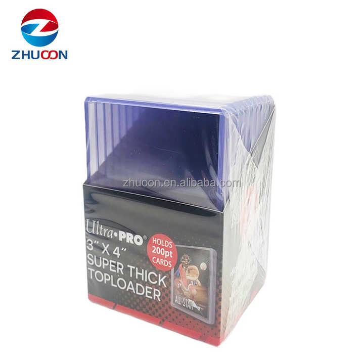 Premium PVC 3" X 4" Trading Card Toploader & Card Sleeve Bundle (100 Ct ...