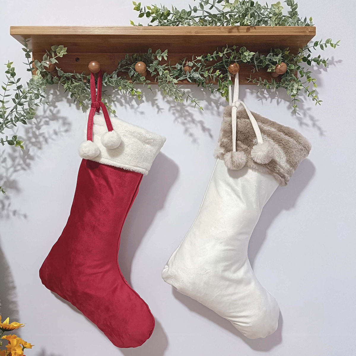 Bring Holiday Cheer with Unique luxury white christmas stocking Designs ...