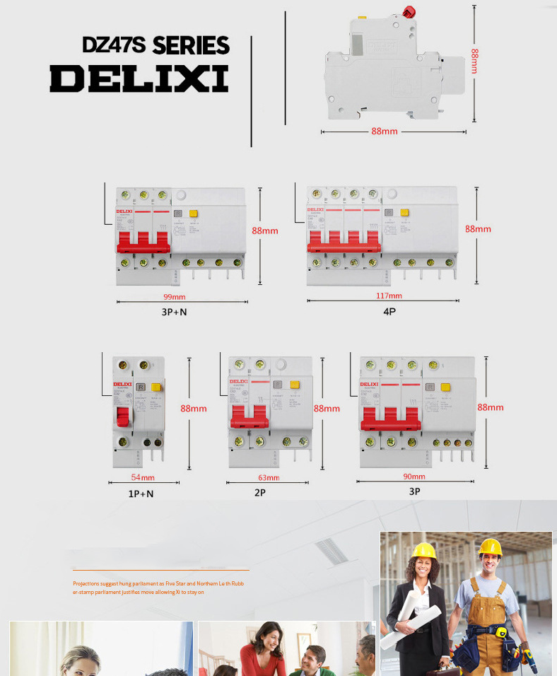 Delixi Dz47sle 1p + N Rcbo Điều Khiển Công Nghiệp Mcb Dòng Điện Dư Hoạ – Chima.vn – Máy móc ...