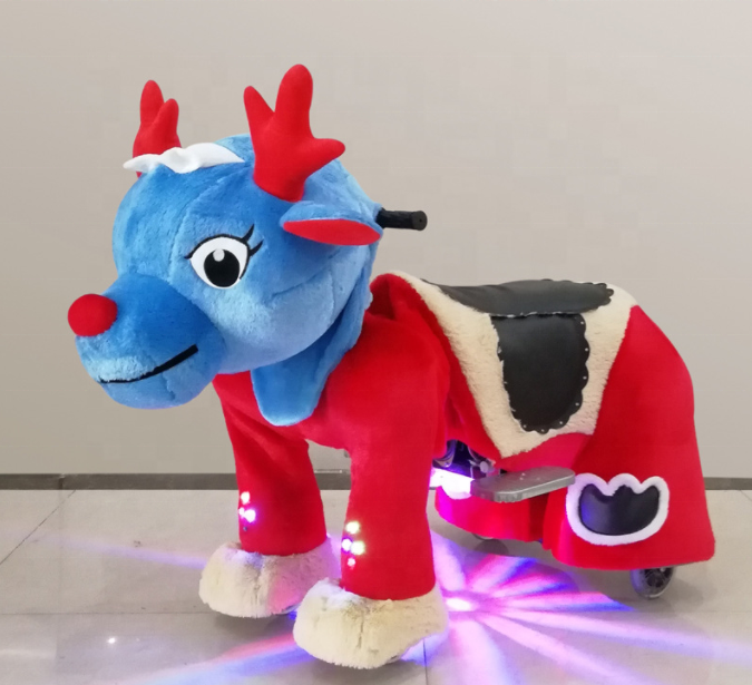 Hot Sale Coin Operated Electric Motorized Plush Animal Ride-On Toys ...