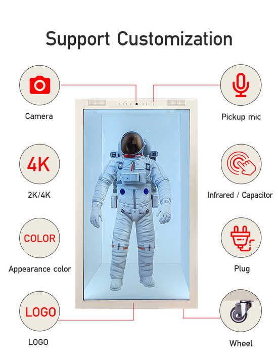 86inch Human Size Interactive 3D Hologram Box - UTOUCH