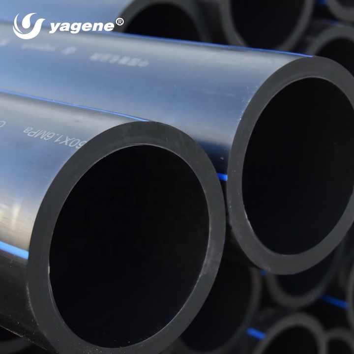 YAGENE hdpe pipe polyethylene pipe price list 160mm 180mm 200mm 250mm ...