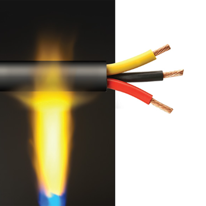 ZR-YJV/YJLV/VV/VLV Fire-Resistant PVC Jacket Cable with 2.5mm Pure ...