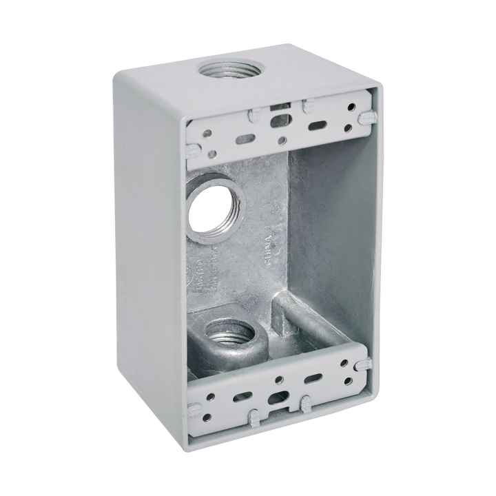 Shanghai Linsky UL 1 Gang Waterproof Junction Boxes with 3 Outlets