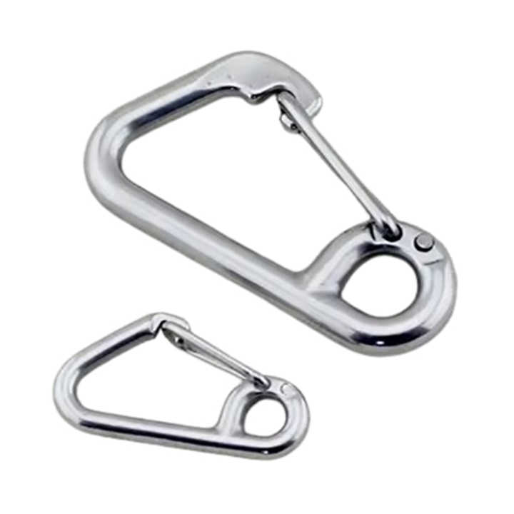 Stainless Steel Carabiner Snap Hooks for Outdoor Safety