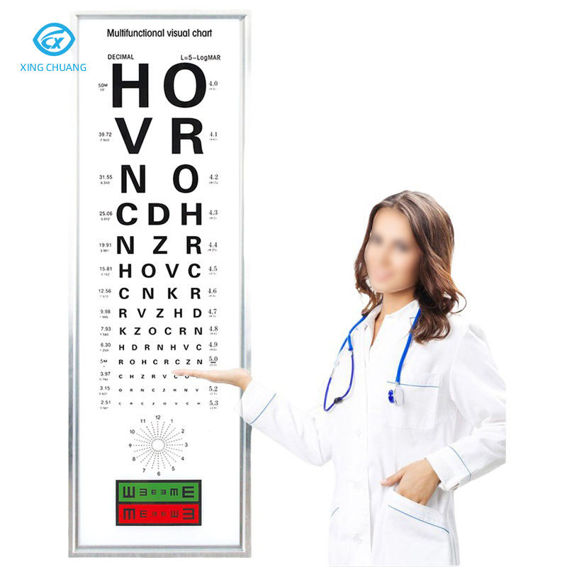 Customization Vision Eye Test Chart with E Charts, C Chart, Optical ...