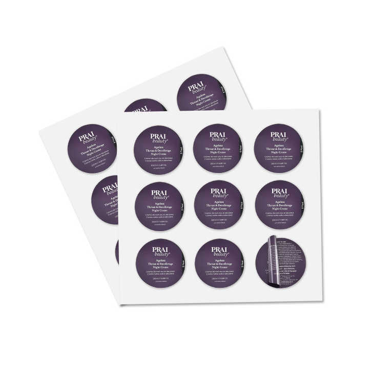Custom Multi-layered Booklet Labels Sticker Multi Layer Fold Adhesive ...