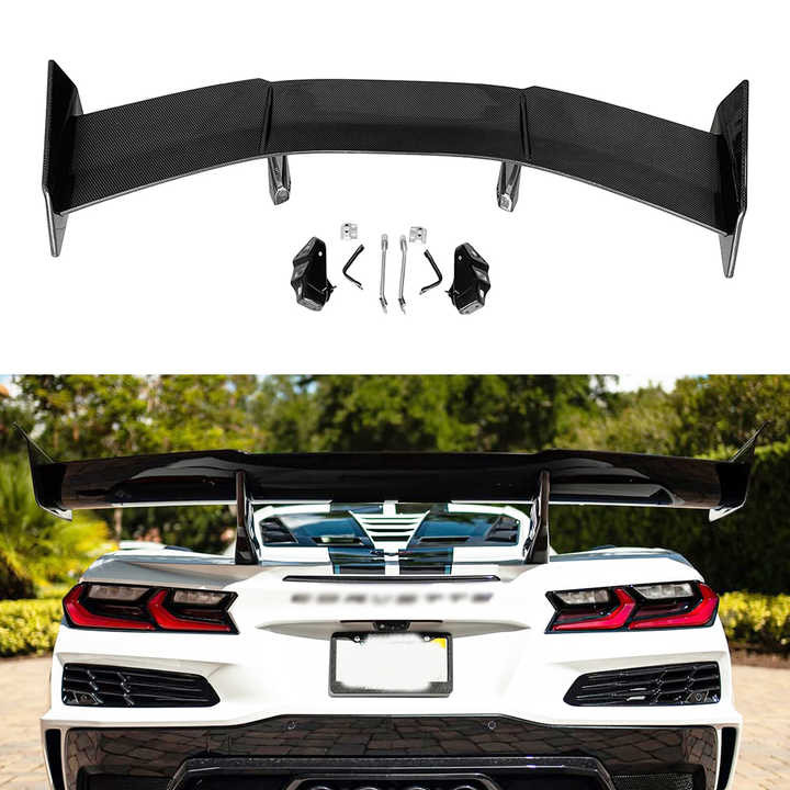 High Quality ZR1 Style DRY Carbon Fiber Rear Wing for Chevrolet ...