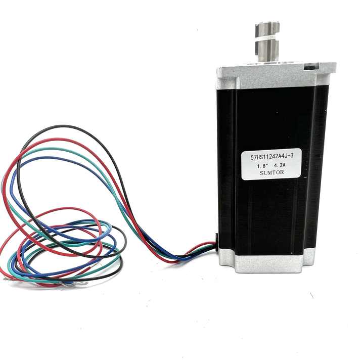 SUMTOR Nema 23 Stepper Motor 57HS11242A4J-3 for RV30 Worm Reducer 4.2A ...