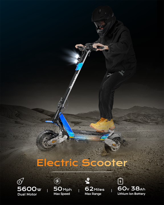 Skycore RS5 Ultra Electric 60v 5600w Folding E-Scooter for Adults High ...