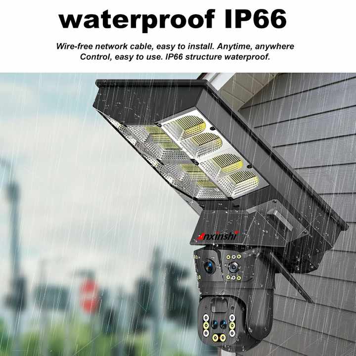 12MP Solar Street Light Wireless Camera - All in One